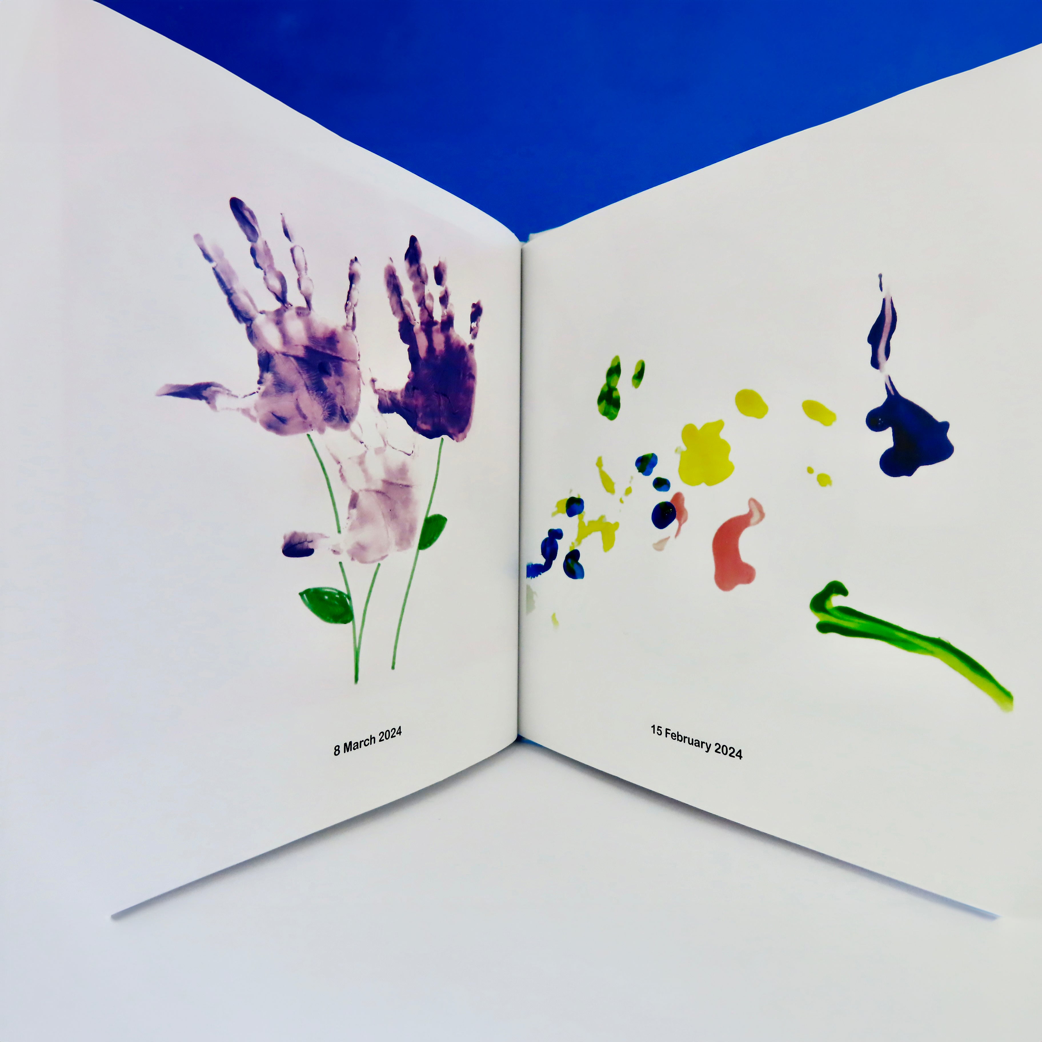 Add custom captions to your art book KeepArt